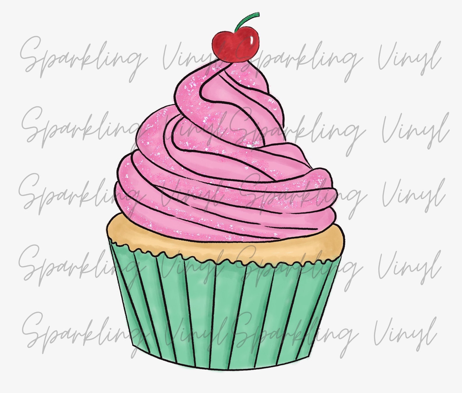 Cupcake Baking Clipart Cupcake Png Sublimation Designs | Etsy