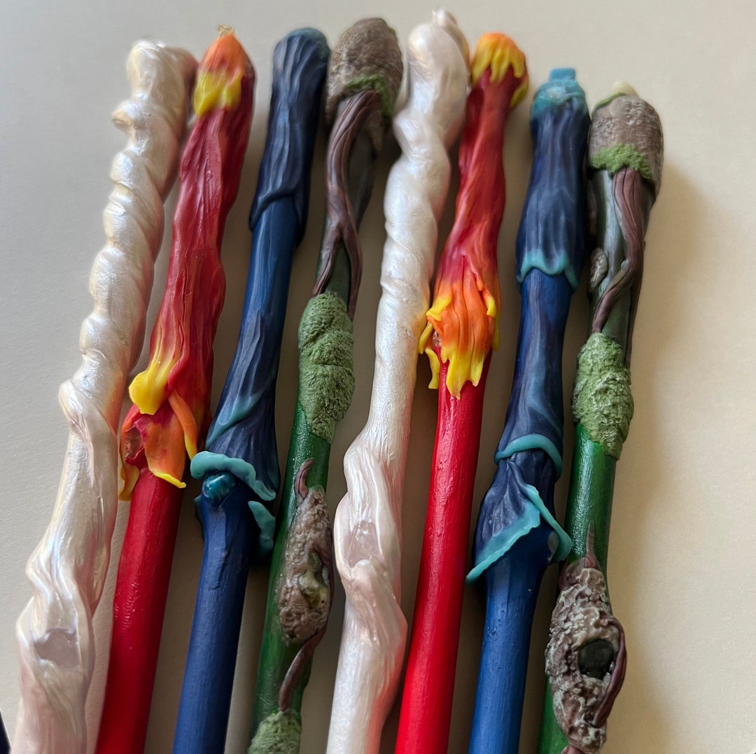 Elemental Wands With Crystals, Witch, Magick, Pagan, Wiccan - Etsy