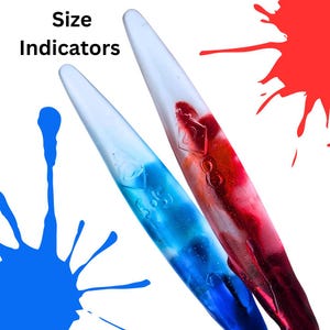 Resin Crochet Hooks | Drip Paint | Handcrafted Transparent Hooks With ...