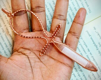 Copper Crystal Ankh - Etsy