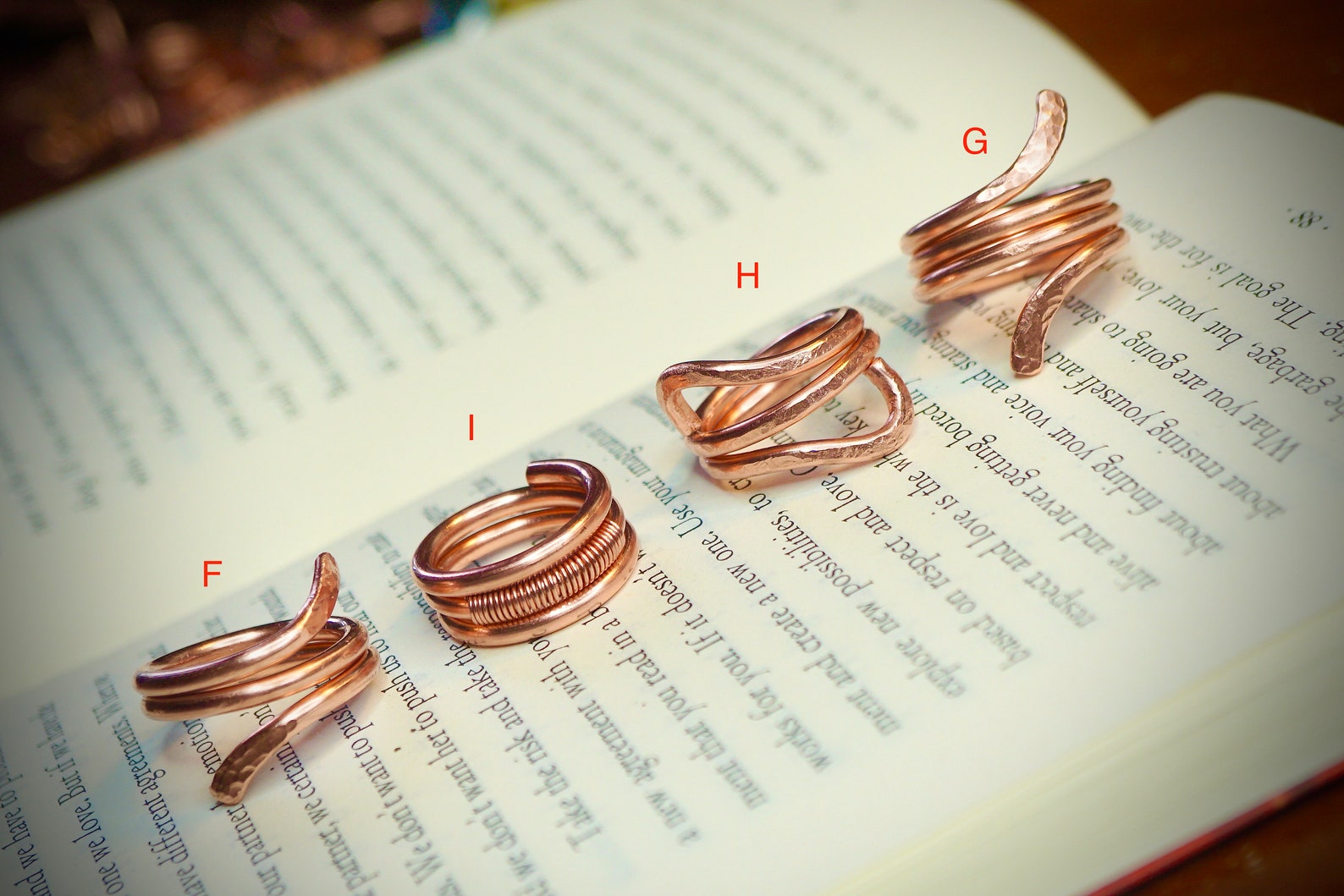 Wholesale Bulk Copper Band Rings 35 | Etsy