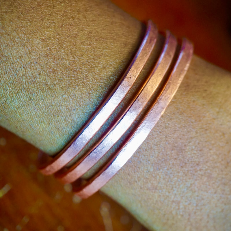 Copper Bangles - Etsy
