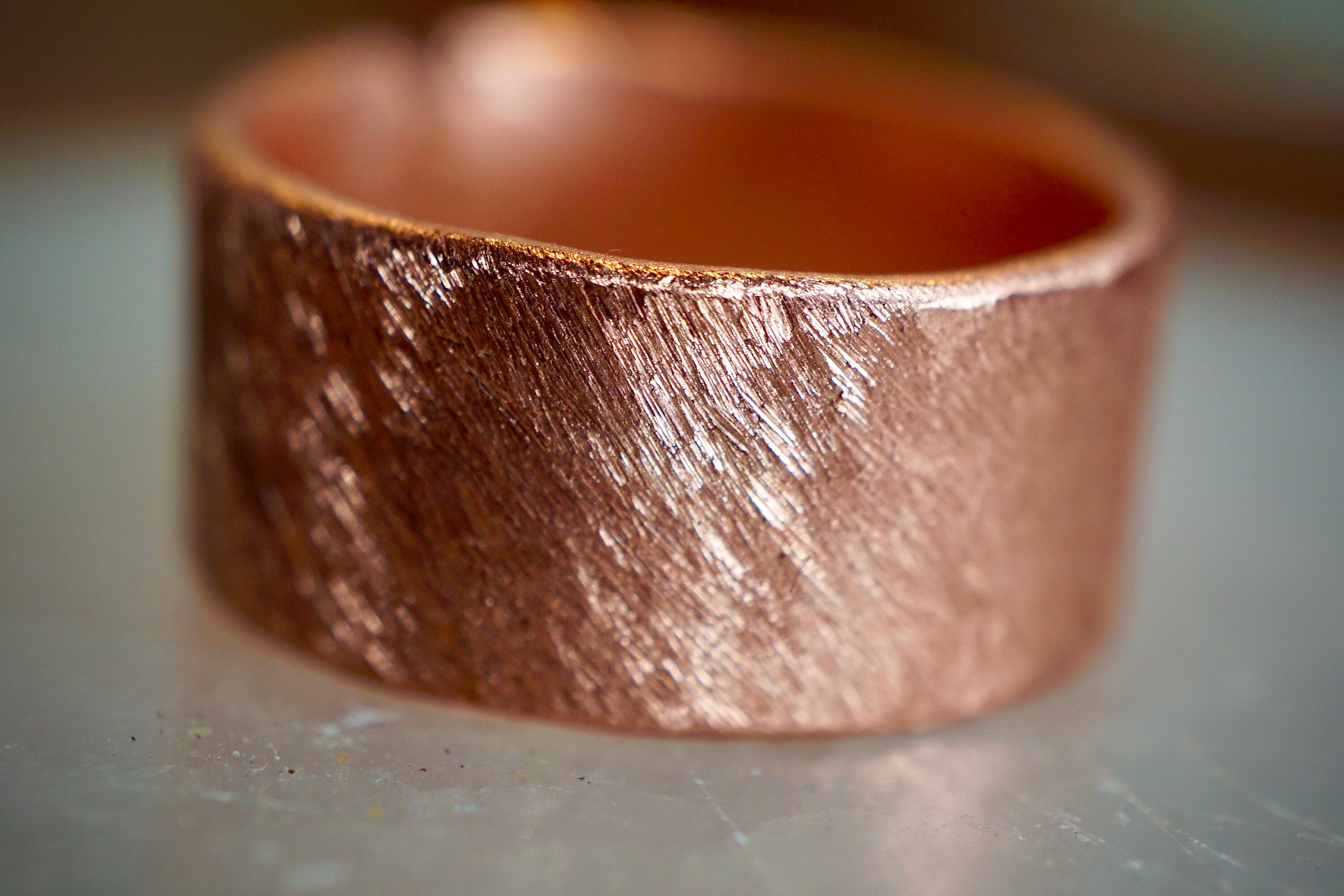 Textured Rings Copper Textured Rings Pure Copper Ring - Etsy