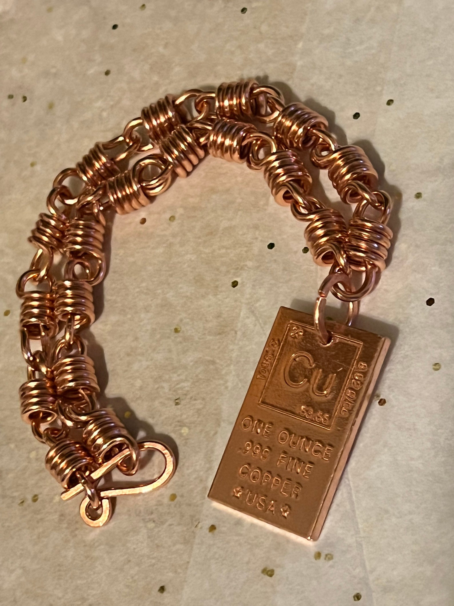 Copper Element One Ounce Copper Necklace | Pure Copper Pendant Necklace ...