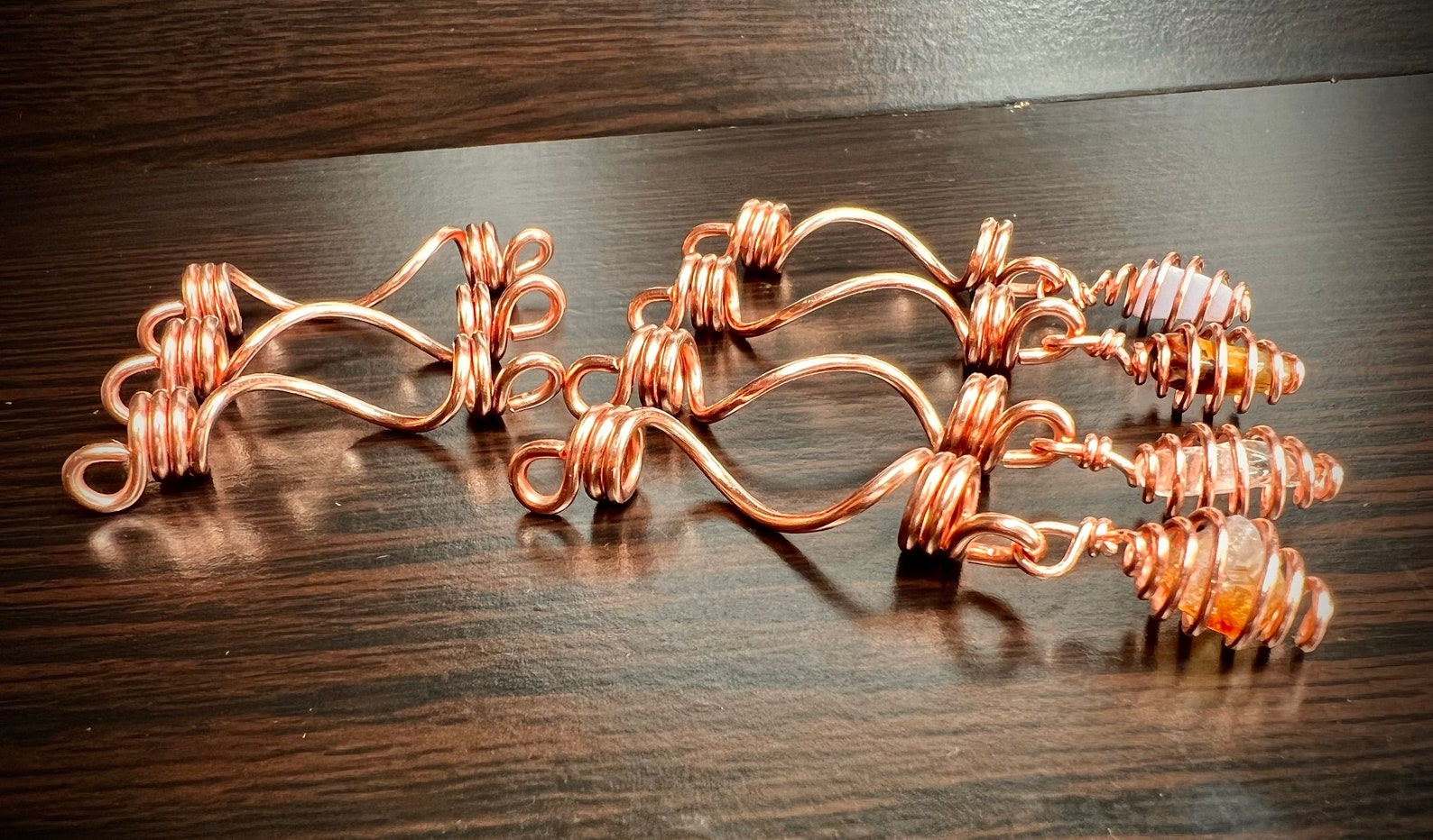 Crystal Dreadlock Loc Braid Jewelry Copper Hair Crystals Jewelry - Etsy