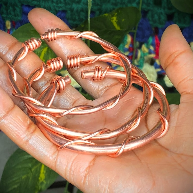 Copper Braclets - Etsy