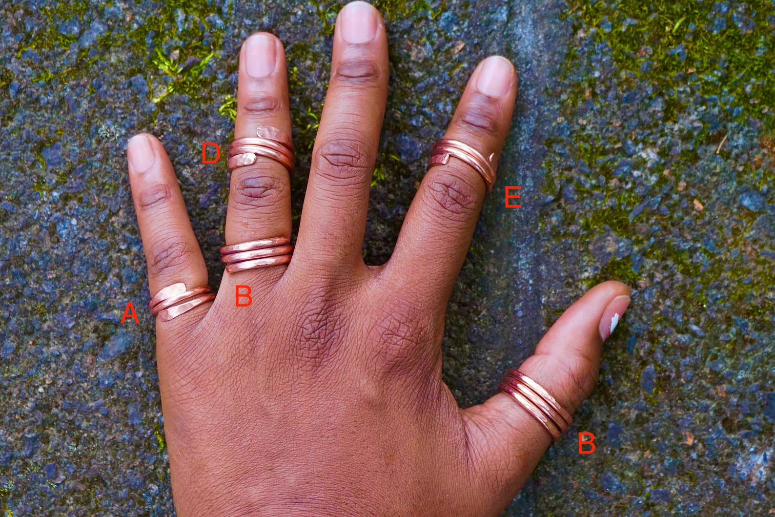 Wholesale Bulk Copper Band Rings 35 | Etsy