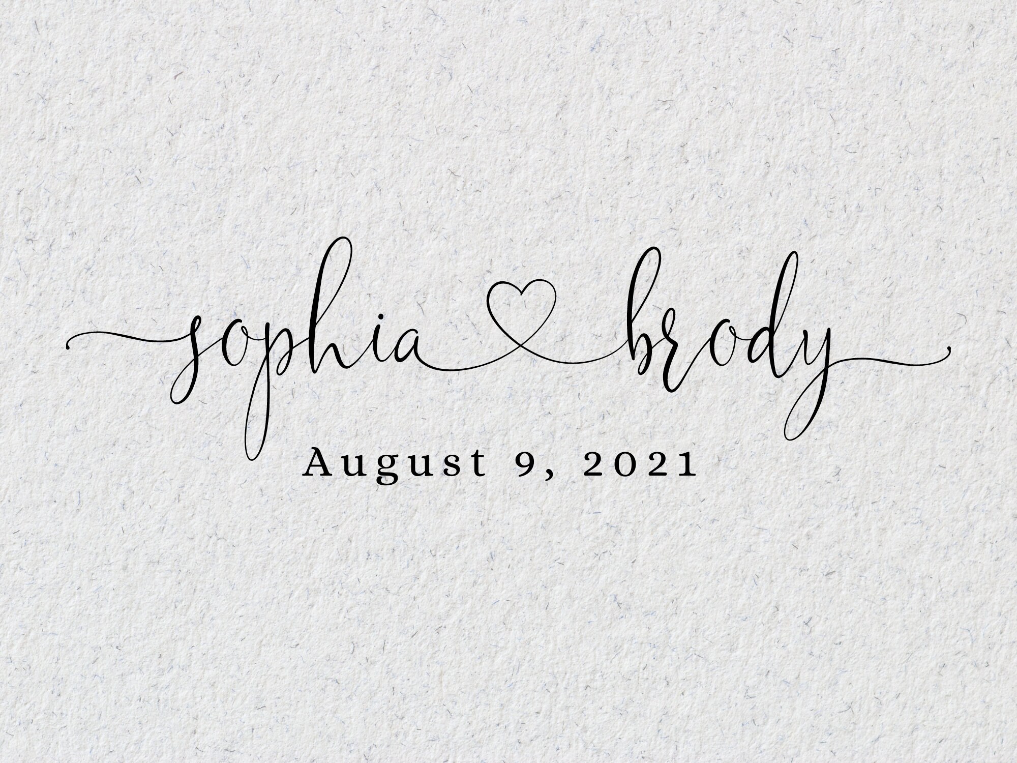 WEDDING LOGO DESIGN Calligraphy Modern Monogram Design - Etsy