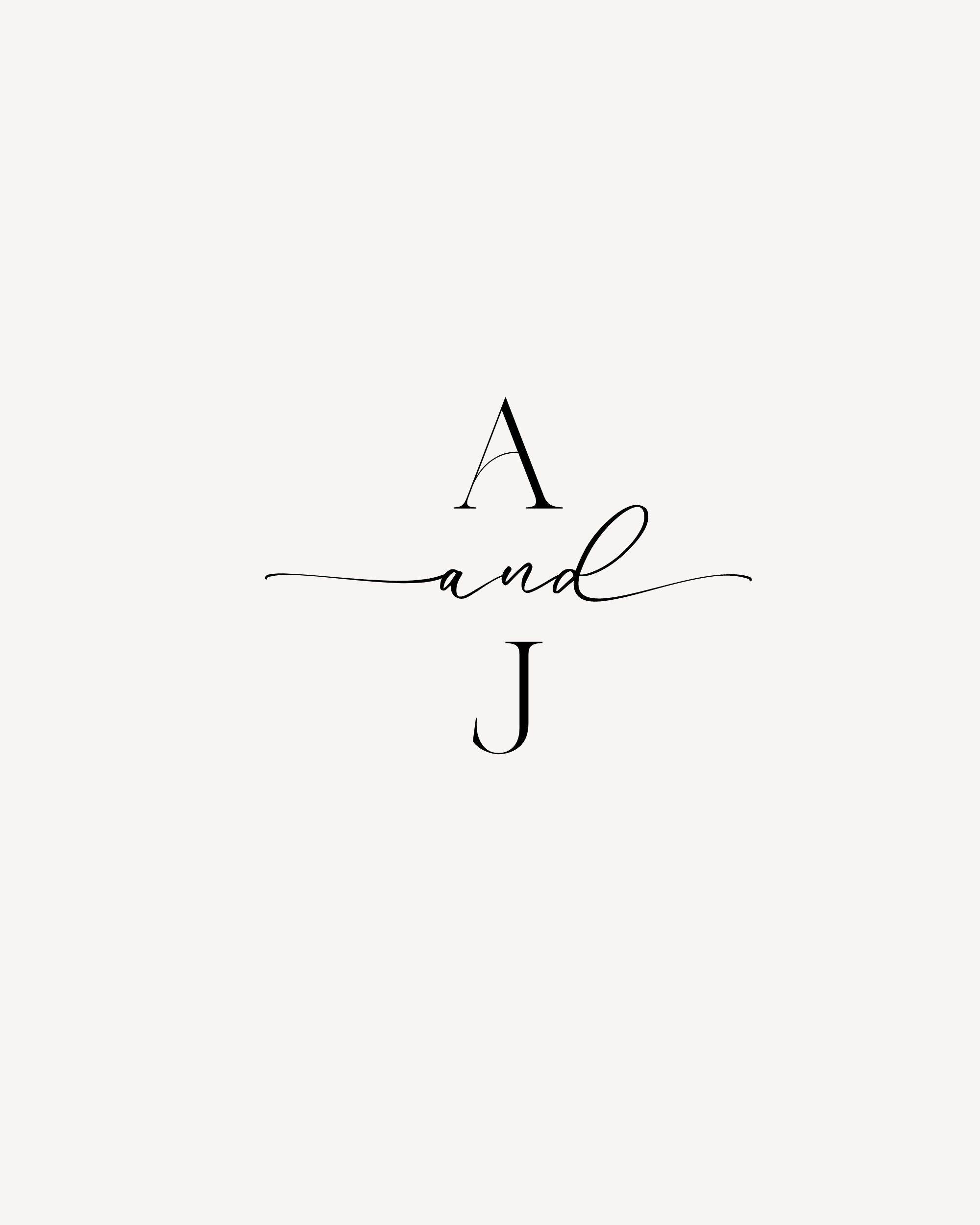 Wedding Monogram Design, Couple Initial Logo, Wedding Monogram Template ...