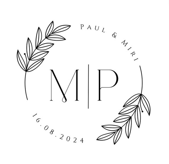 Custom Wedding Logo Design