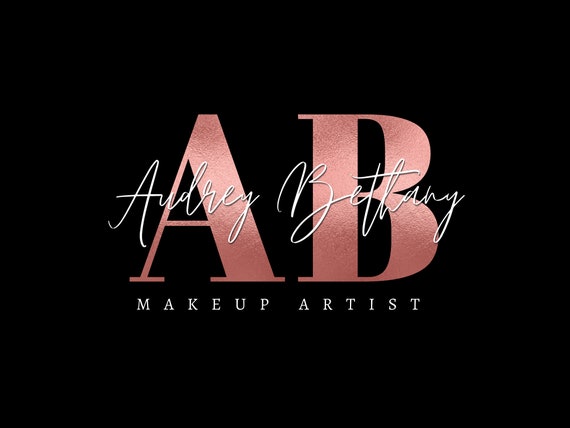 Makeup Artist Logo Design Boutique Logo Design Beauty Rose | Etsy