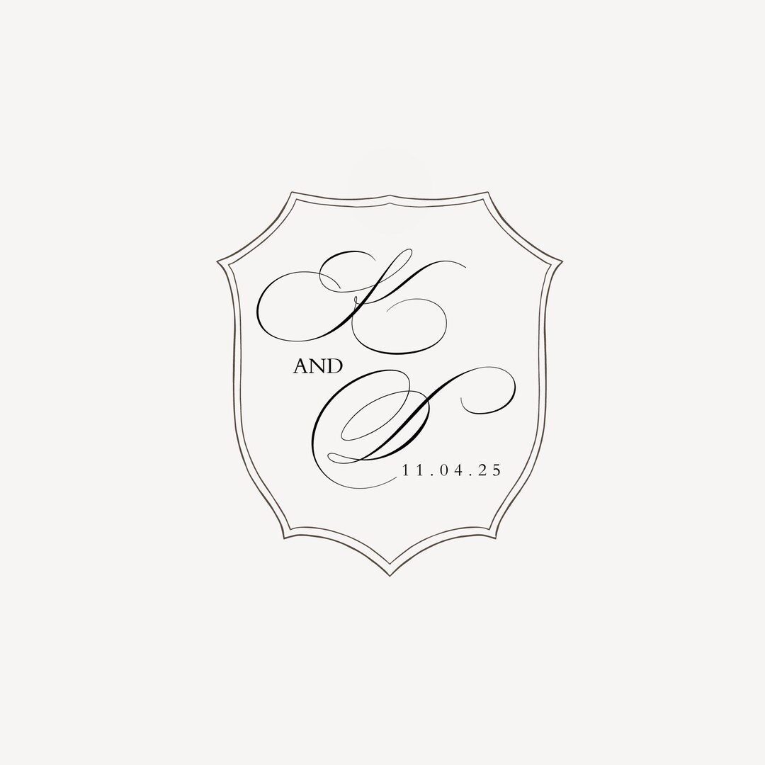 Couple Monogram for Wedding, Wedding Monogram Template, Wedding Logo ...