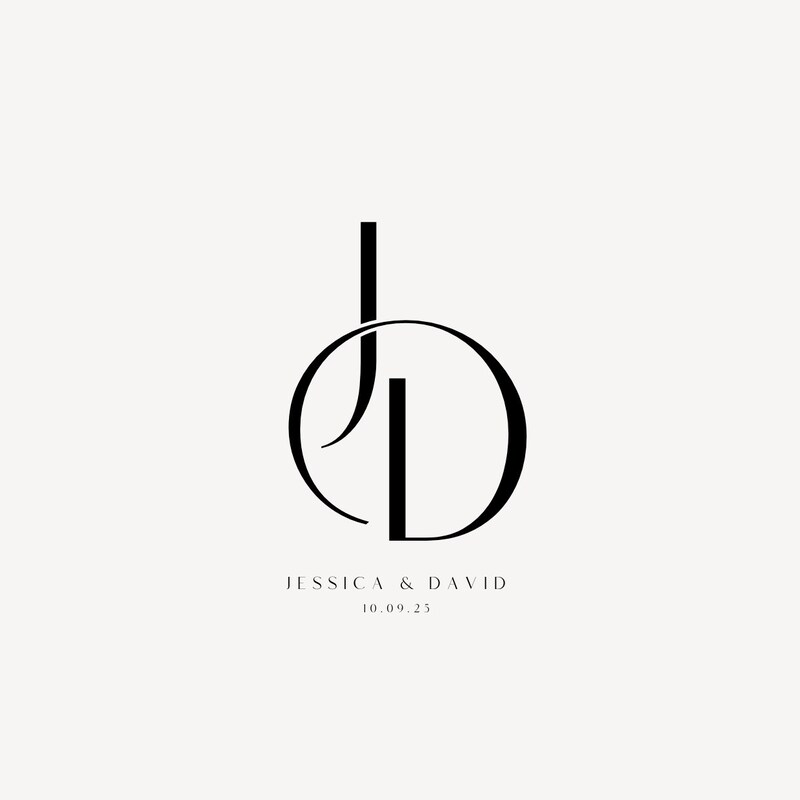 D Monogram - Etsy