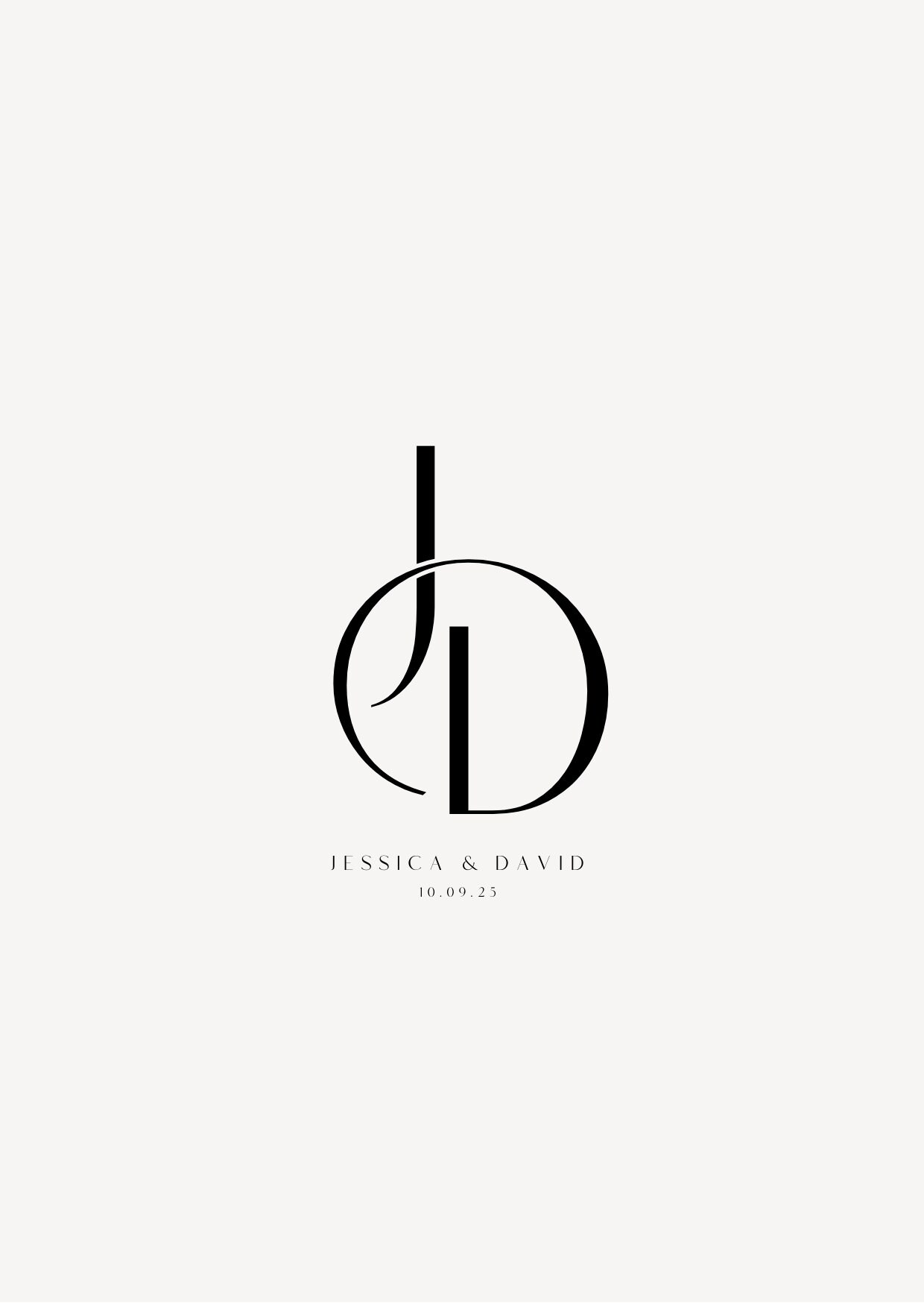 JD DJ WEDDING Logo Monogram - Etsy