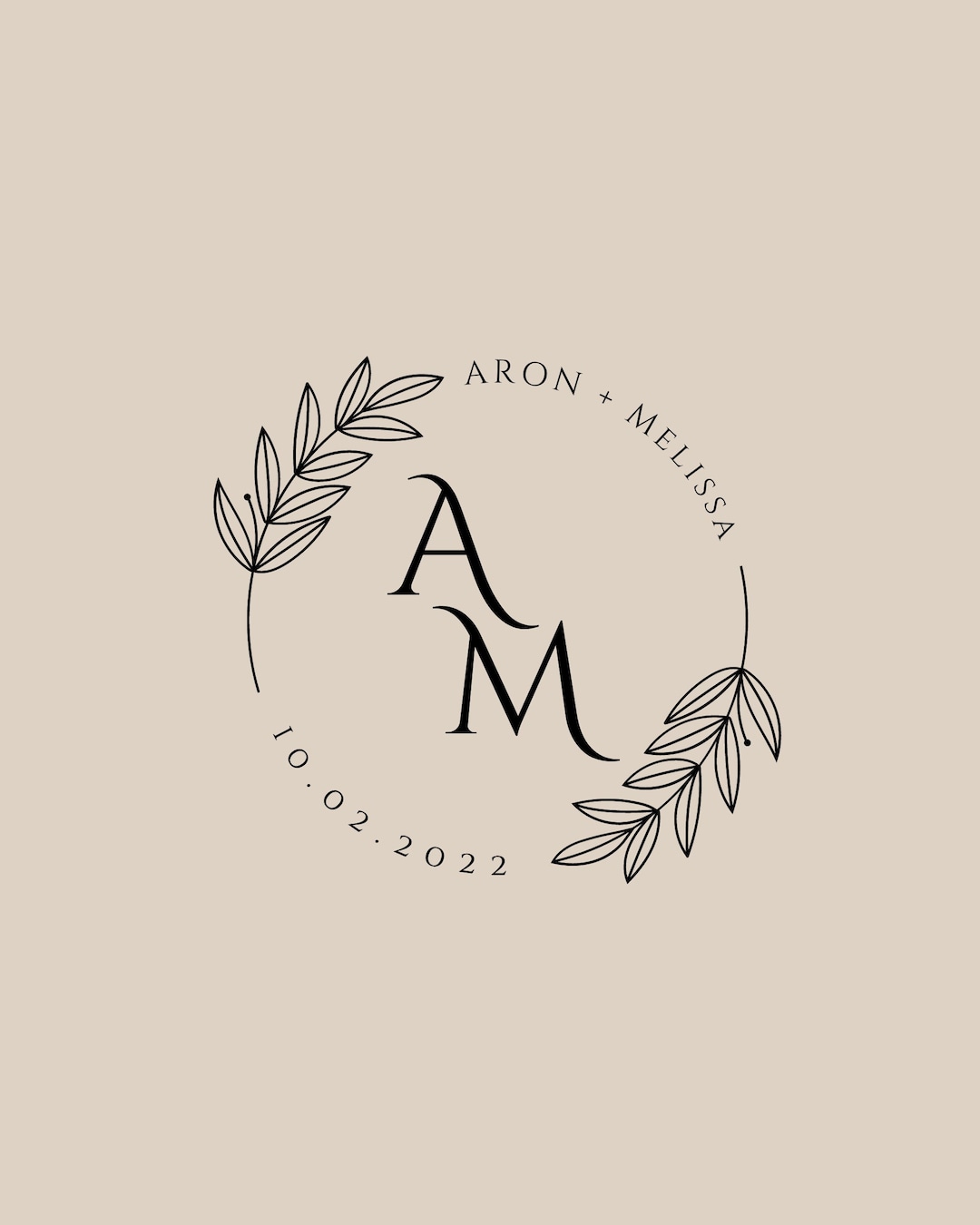 Wedding Logo , WEDDING MONOGRAM Logo Svg , Modern Minimalist LOGO Svg ...