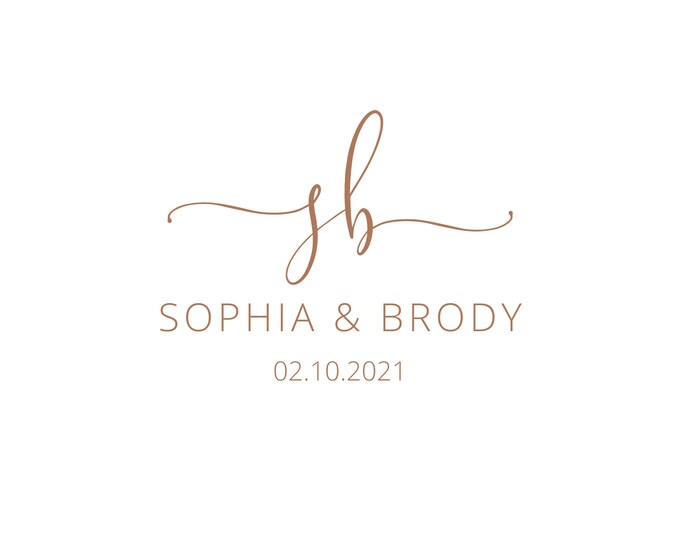 Premade Wedding Logo Design Wedding Logo Monogram Wedding - Etsy