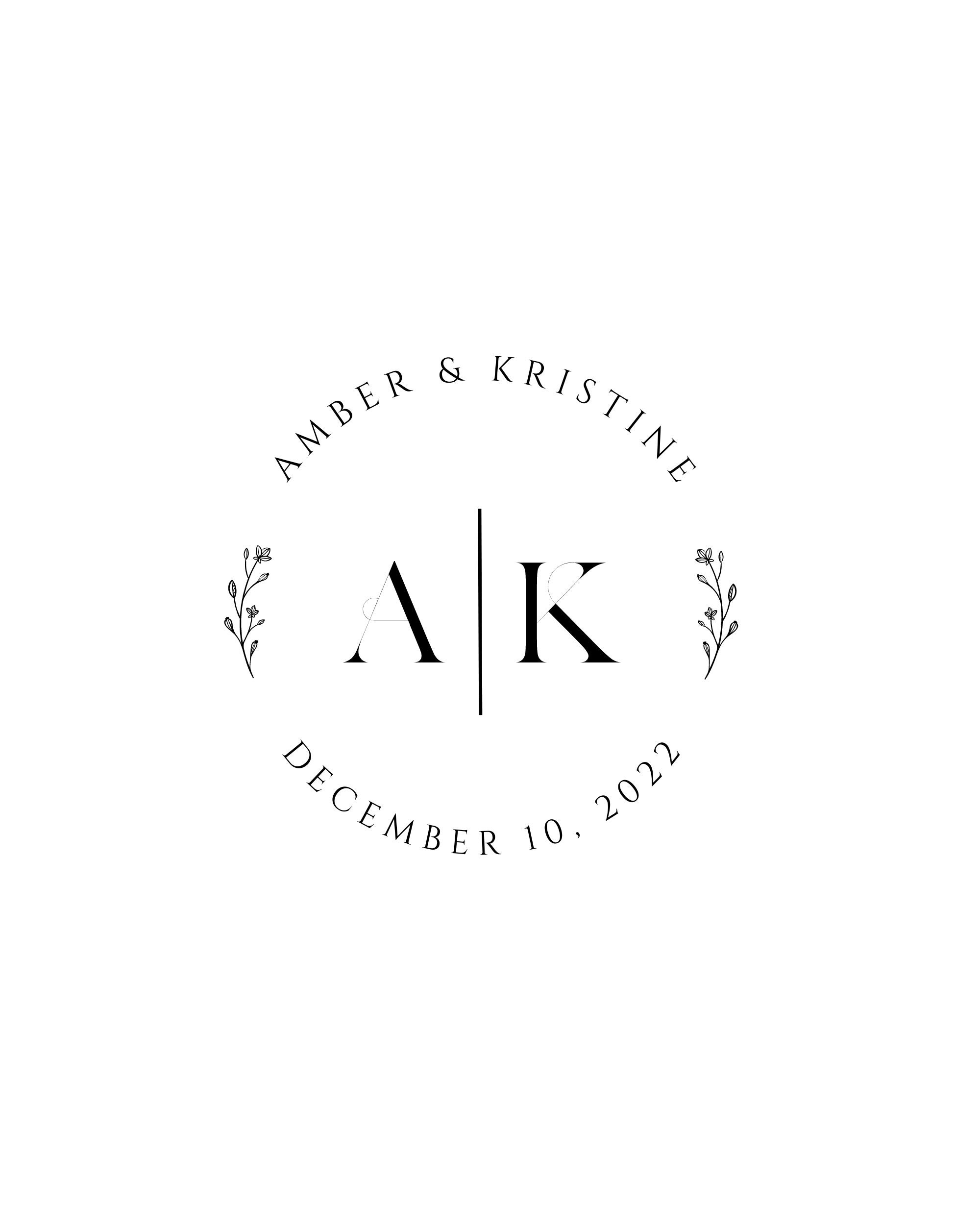 WEDDING LOGO CIRCLE Monogram Design Digital Download Svg_custom Circle ...