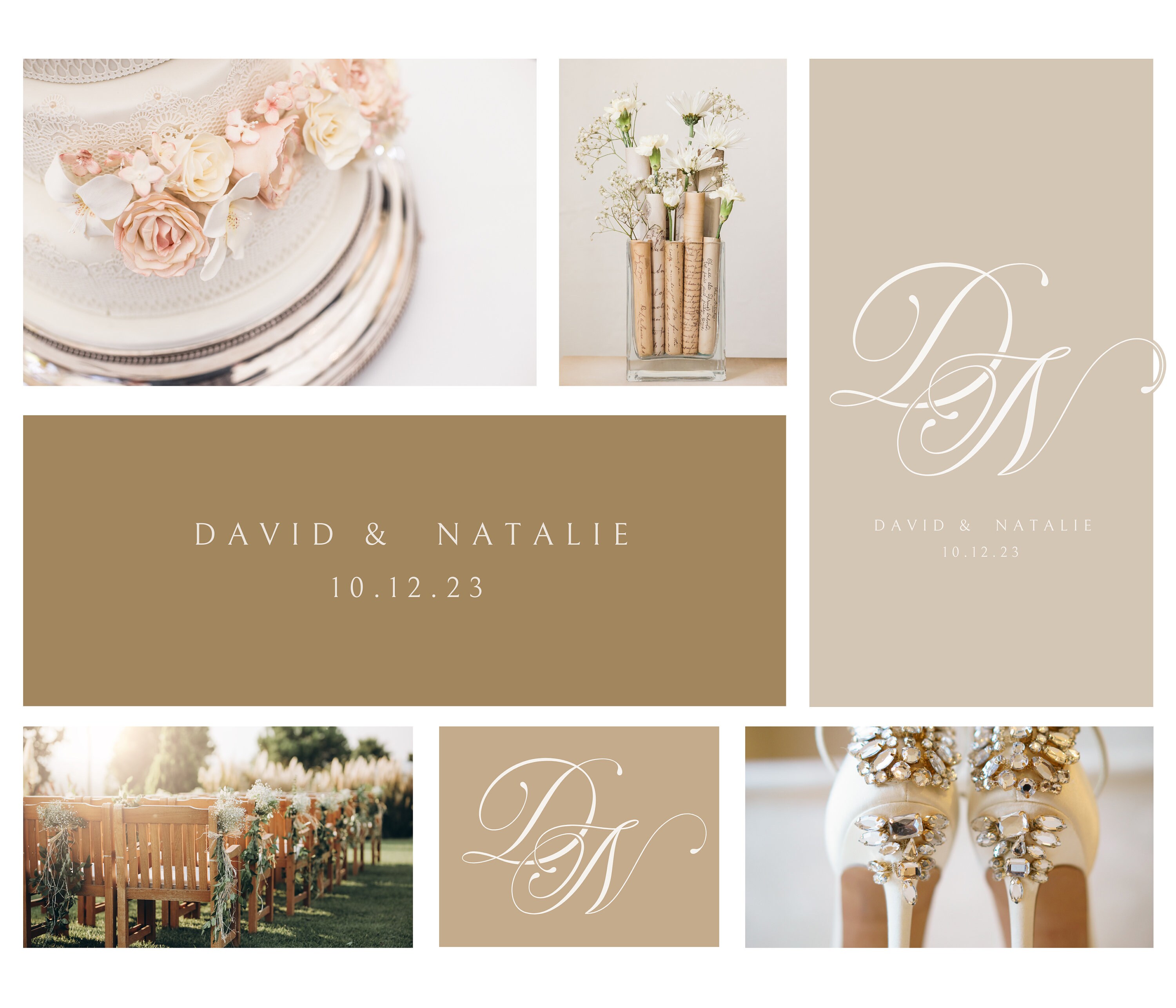 WEDDING MONOGRAM Modern, Wedding Couple Logo, Elegant Wedding Design ...