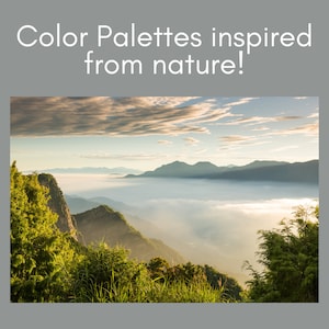 Nature's Rainbow: 50 Inspirational Color Swatches, Nature Color Palette ...