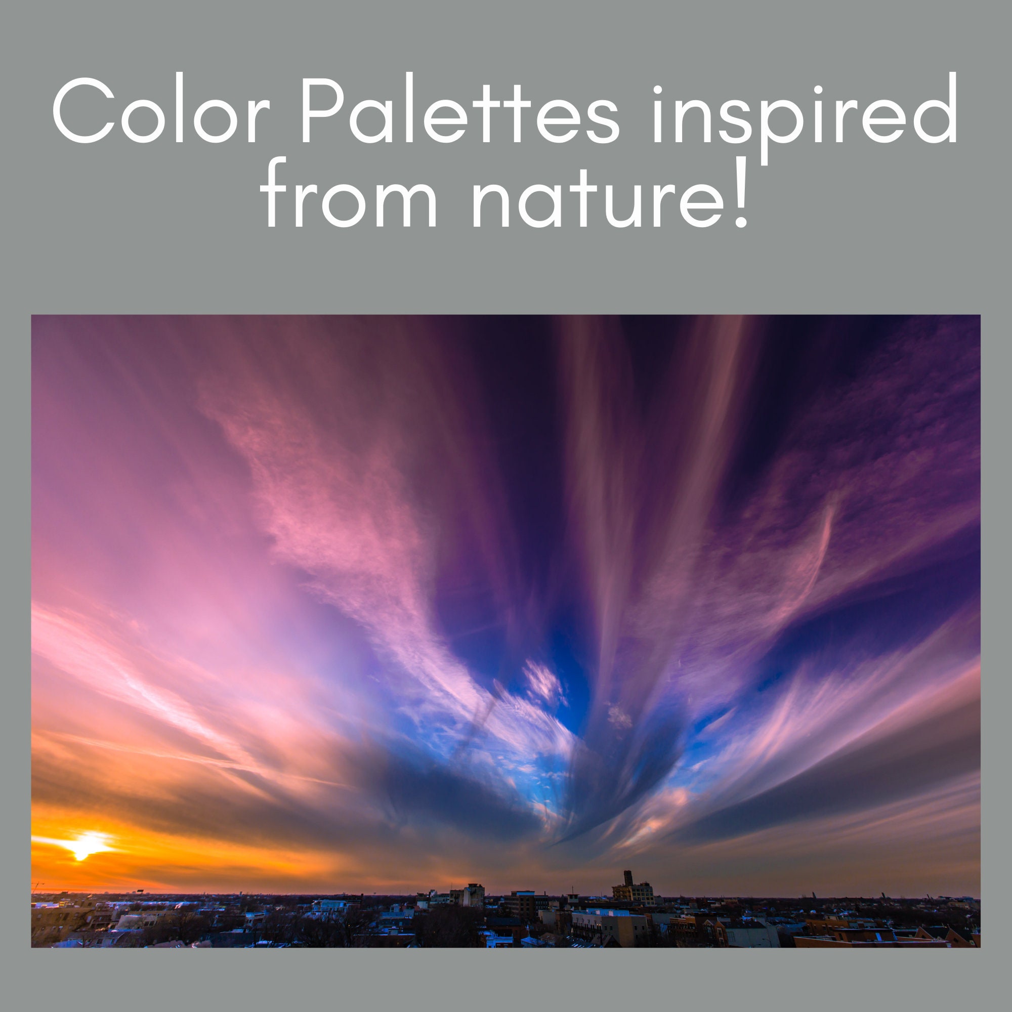 Nature's Rainbow: 50 Inspirational Color Swatches, Nature Color Palette ...