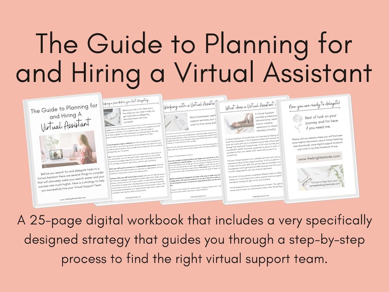 The Guide to Planning for and Hiring a Virtual Assistant, Virtual ...