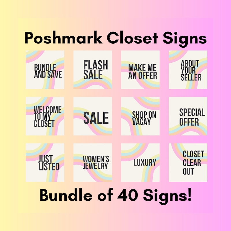 Poshmark Template - Etsy