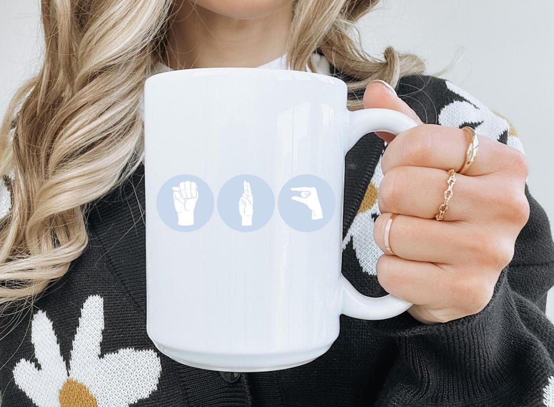 ASL Mug, ASL Coffee, ASL Coffee Mug, Asl Coffee Mugs, Asl I Love You ...