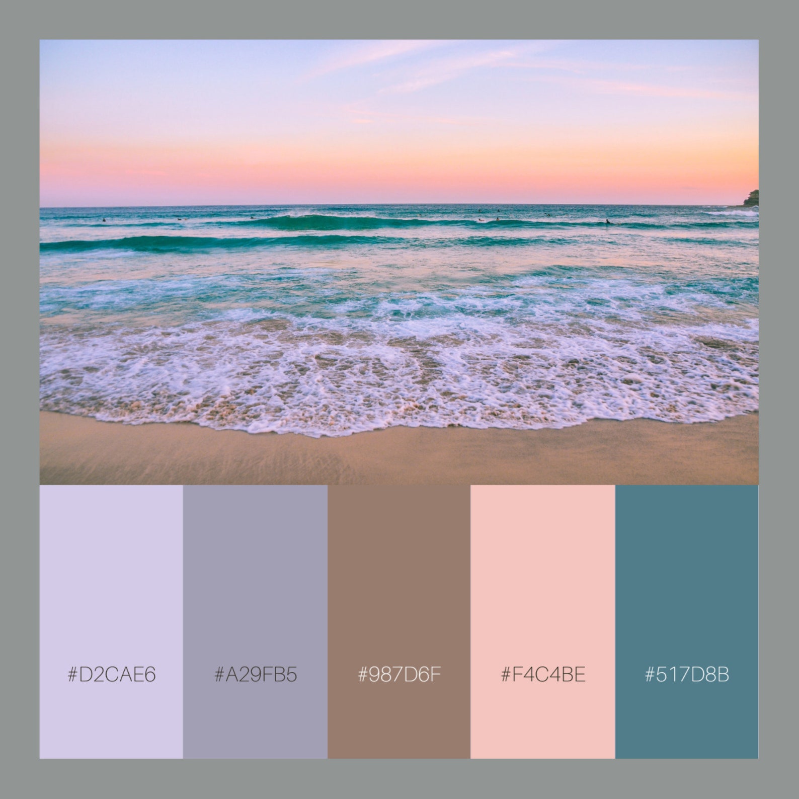 Aesthetic Color Palette Collection for DIY Branding, Nature Color ...