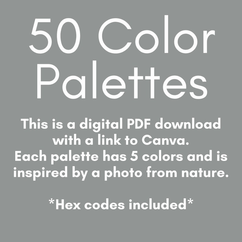 50 Nature Inspired Color Palettes, Nature Color Palette, Adventure ...