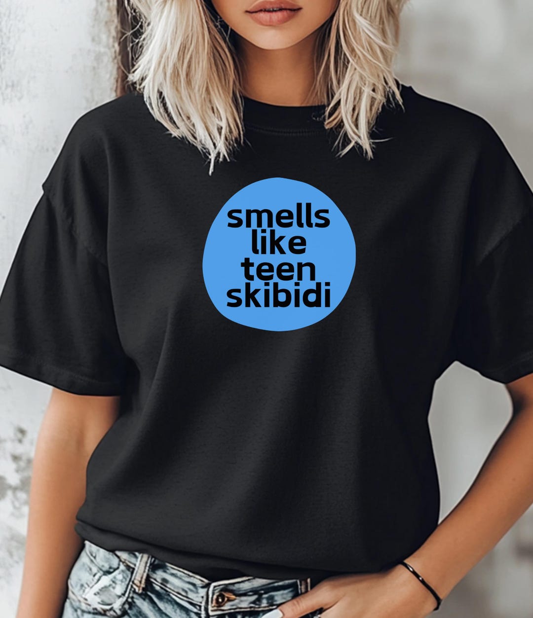 Smells Like Teen Skibidi, Skibidi Shirt, Teenager Slang, Tiktok Shirt ...