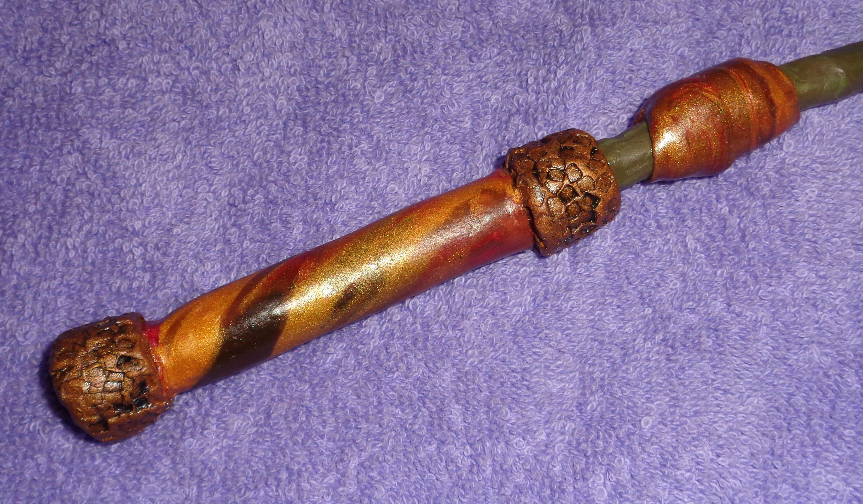 Clay Polymer Sculpted Wand - Etsy