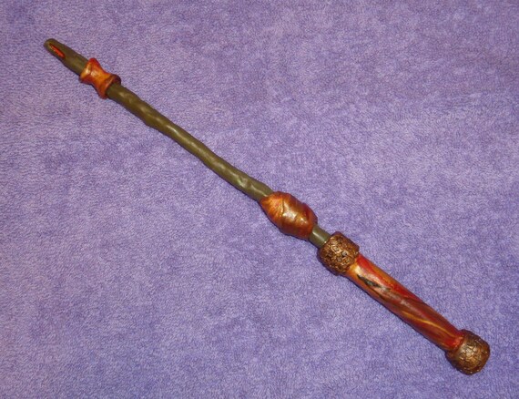 Clay Polymer Sculpted Wand | Etsy