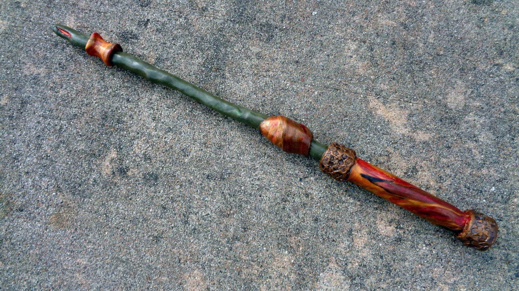 Clay Polymer Sculpted Wand - Etsy