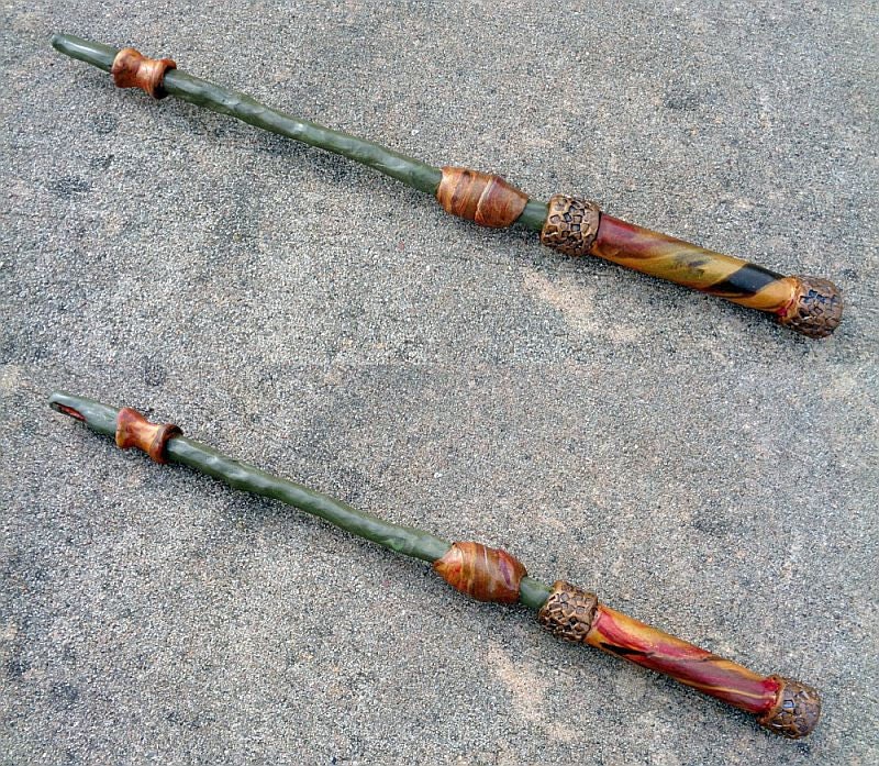 Clay Polymer Sculpted Wand - Etsy