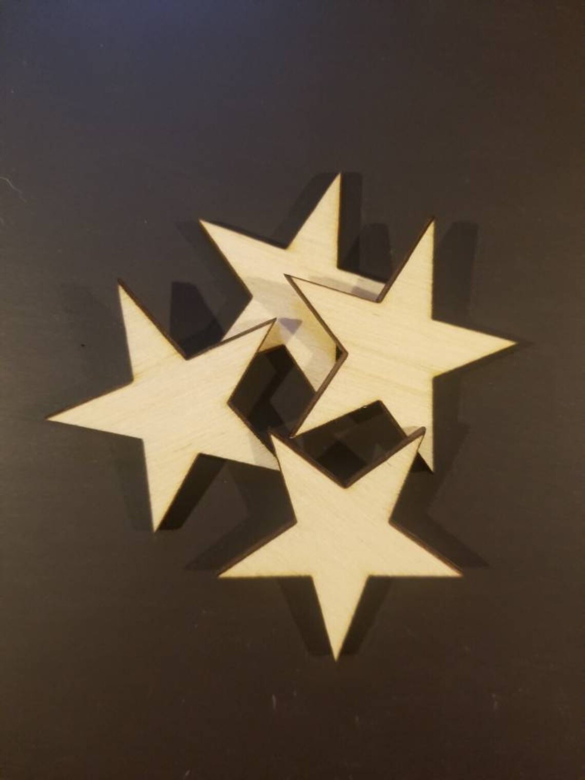 Crafting Supplies - 50 Laser Cut Wood Stars - Etsy