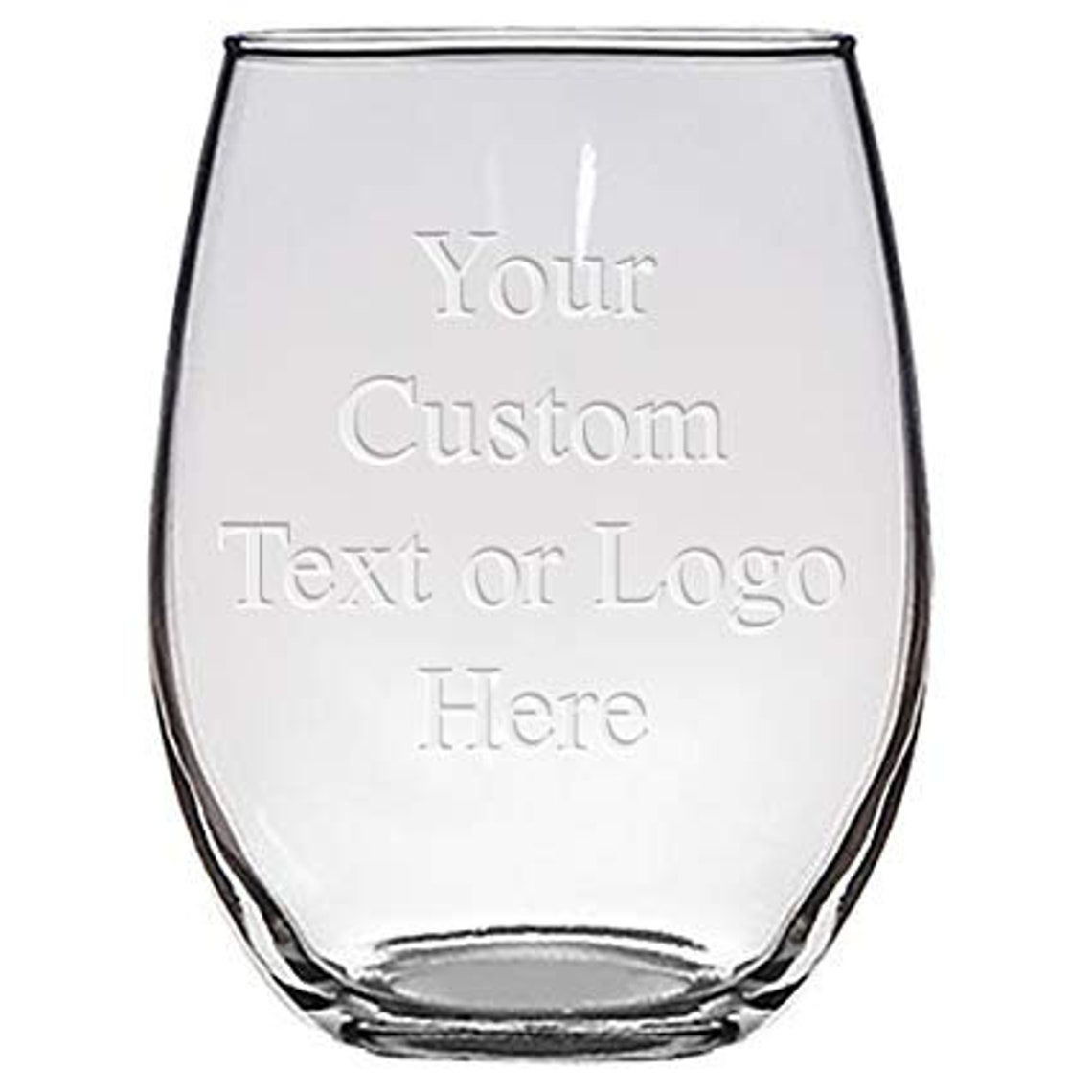 Custom Engraved Stemless Wine Glasses - Etsy