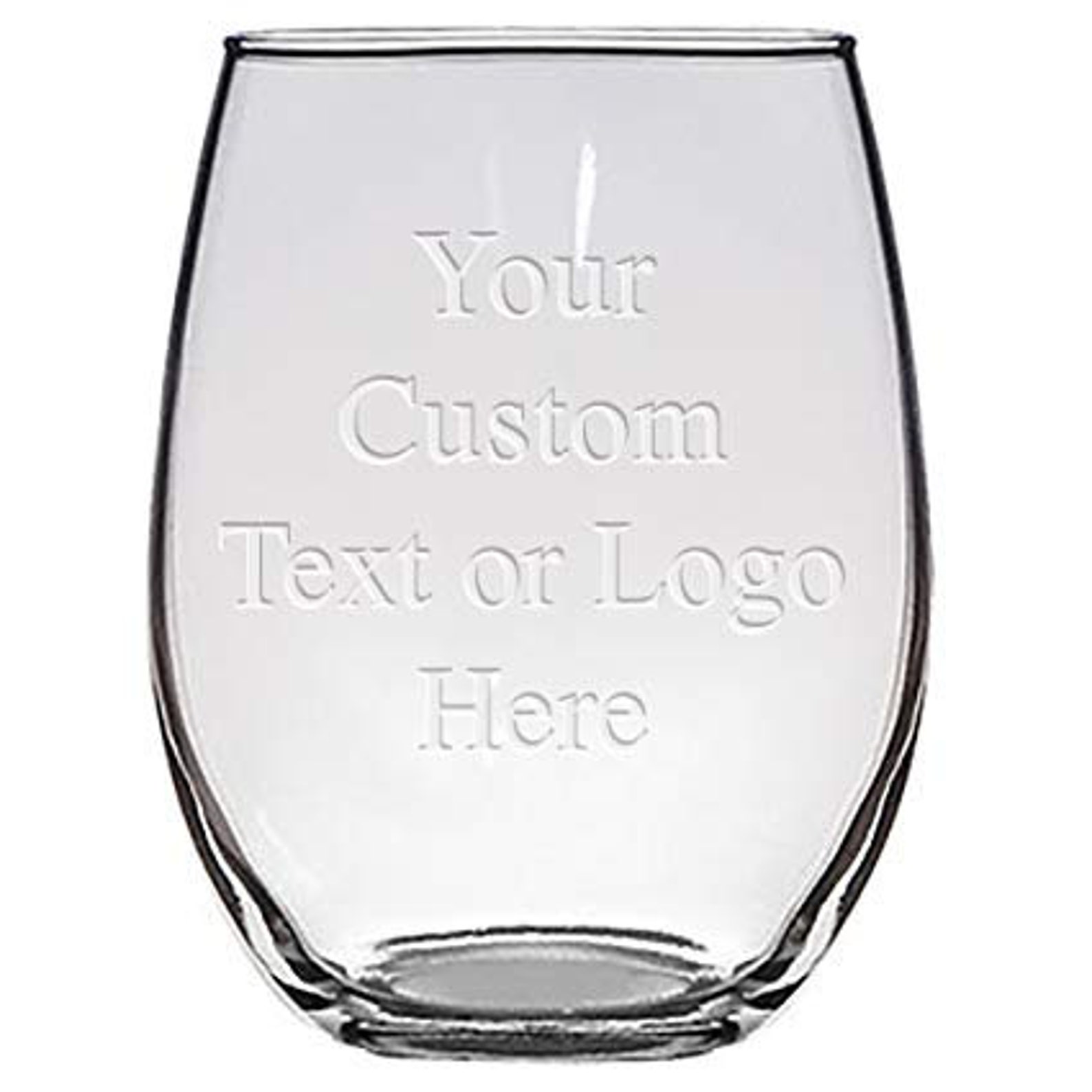 Custom Engraved Stemless Wine Glasses - Etsy