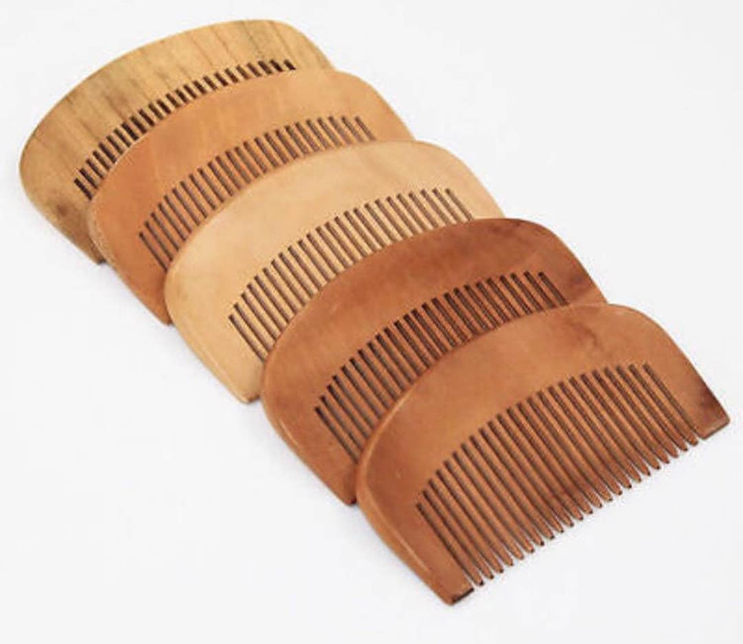 Custom Engraved Beard Combs, Thin Beard Comb - Etsy