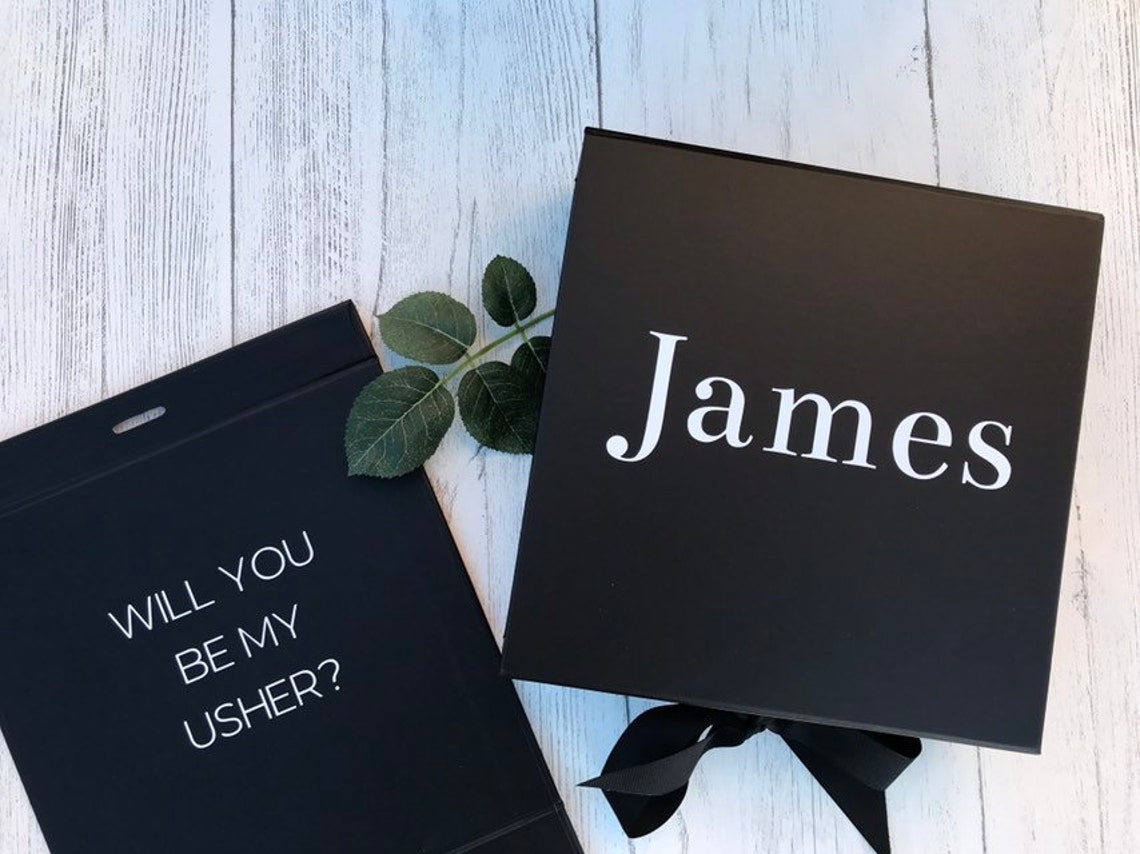 Will You Be My Best Man Box Custom Best Man Proposal Box | Etsy