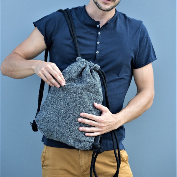 Drawstring Backpack - Etsy