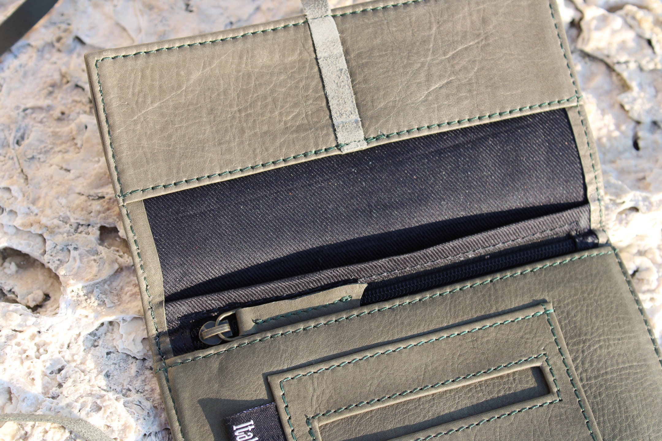 Tobacco pouch smokers bag wallet in real Leather and canvas | Etsy