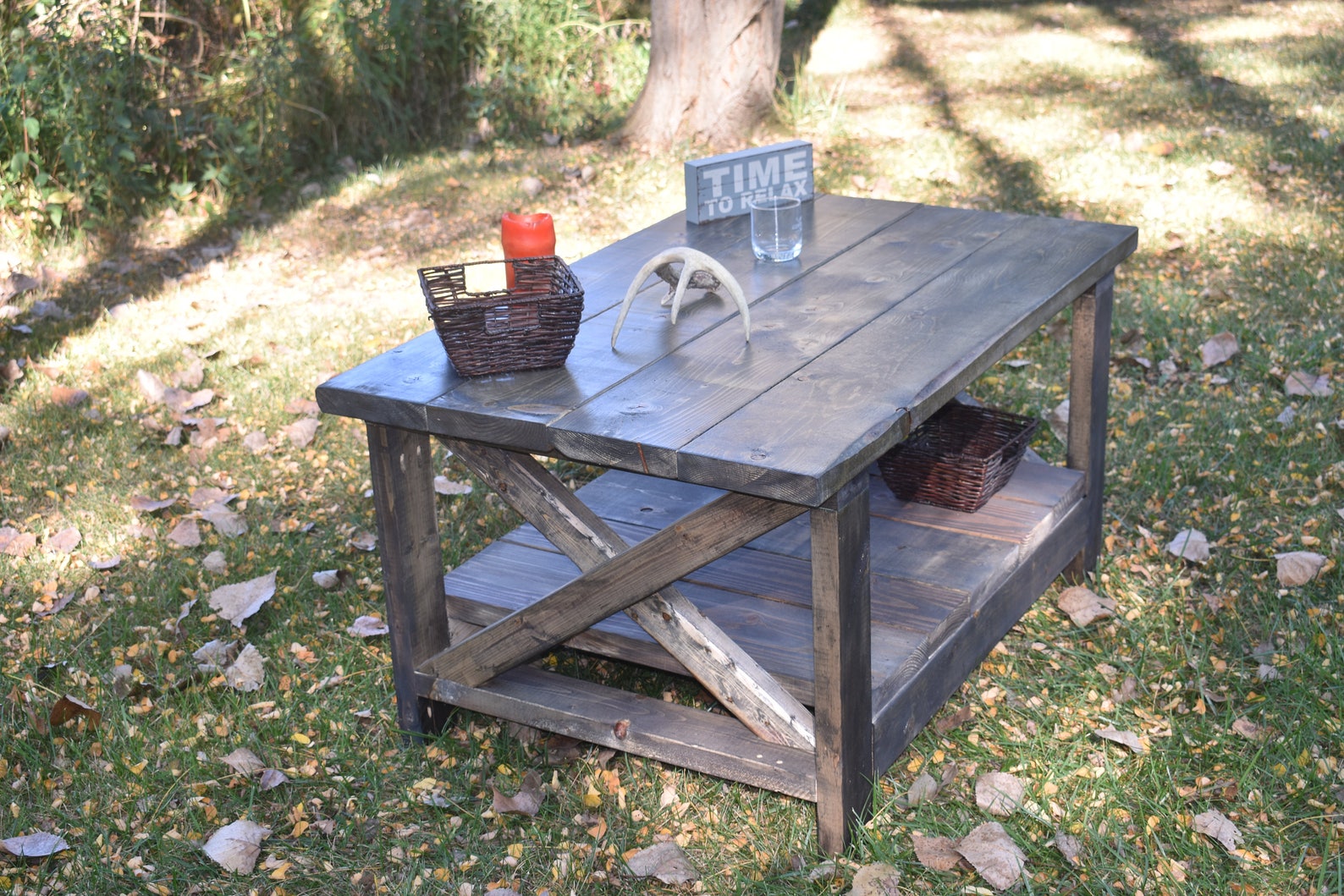 Farmhouse Coffee Table/ Rustic Coffee Table/ Cabin Furniture/ - Etsy