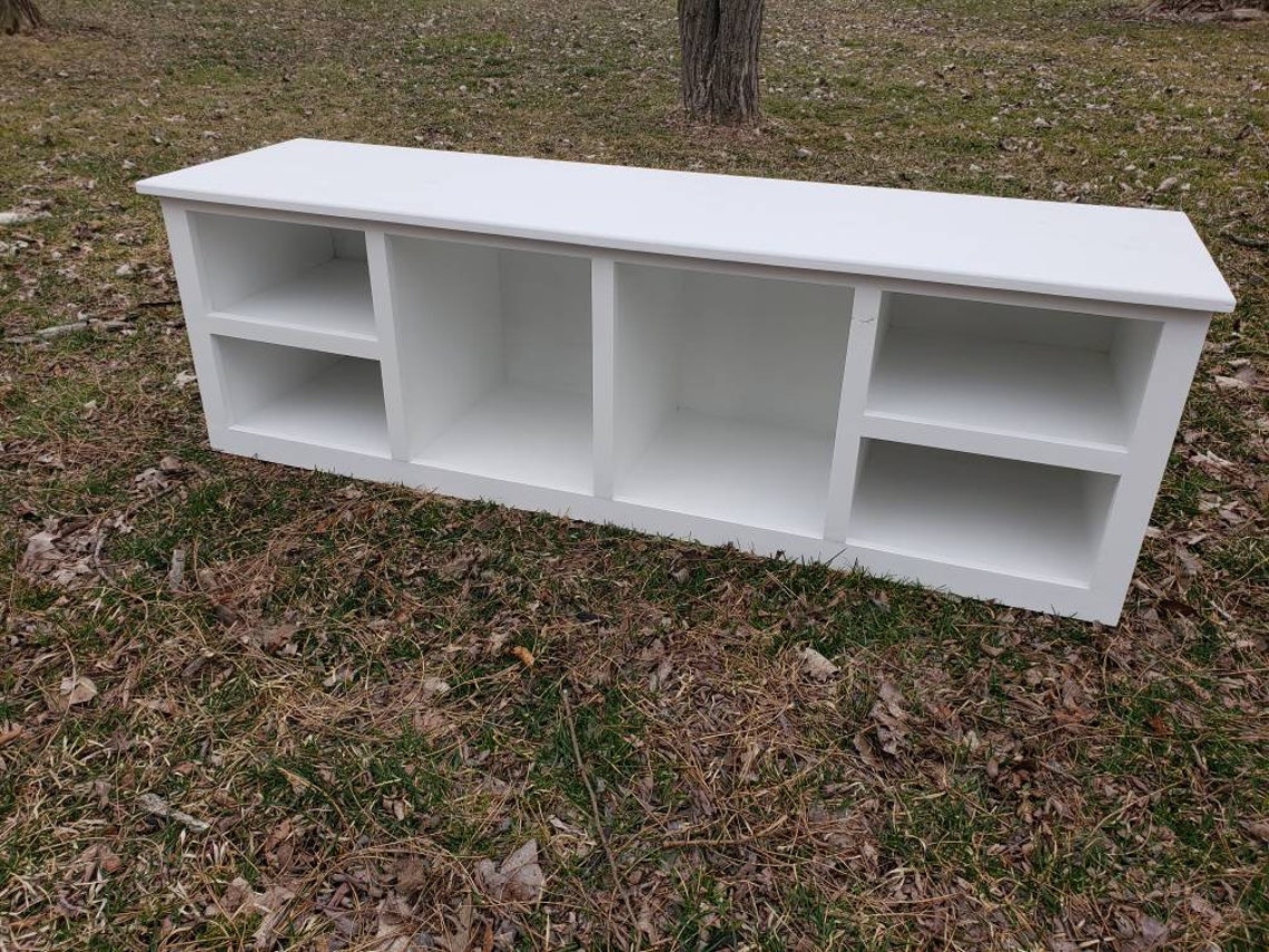 Entryway Bench 6 Cubbies / Custom Bench / Shoe Bench / | Etsy