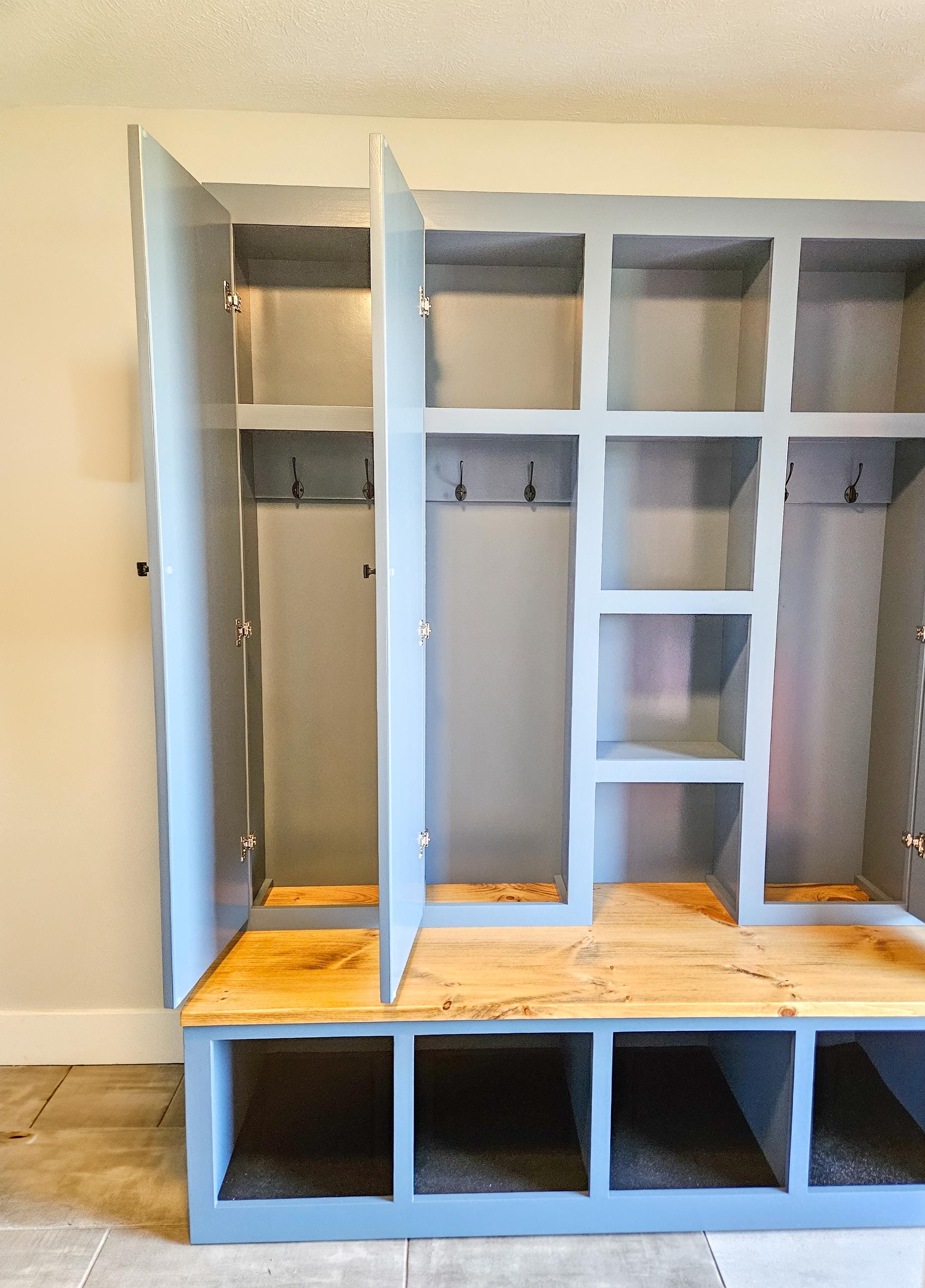 Custom Halltree / Entryway Bench / Storage Bench / Mudroom Locker ...