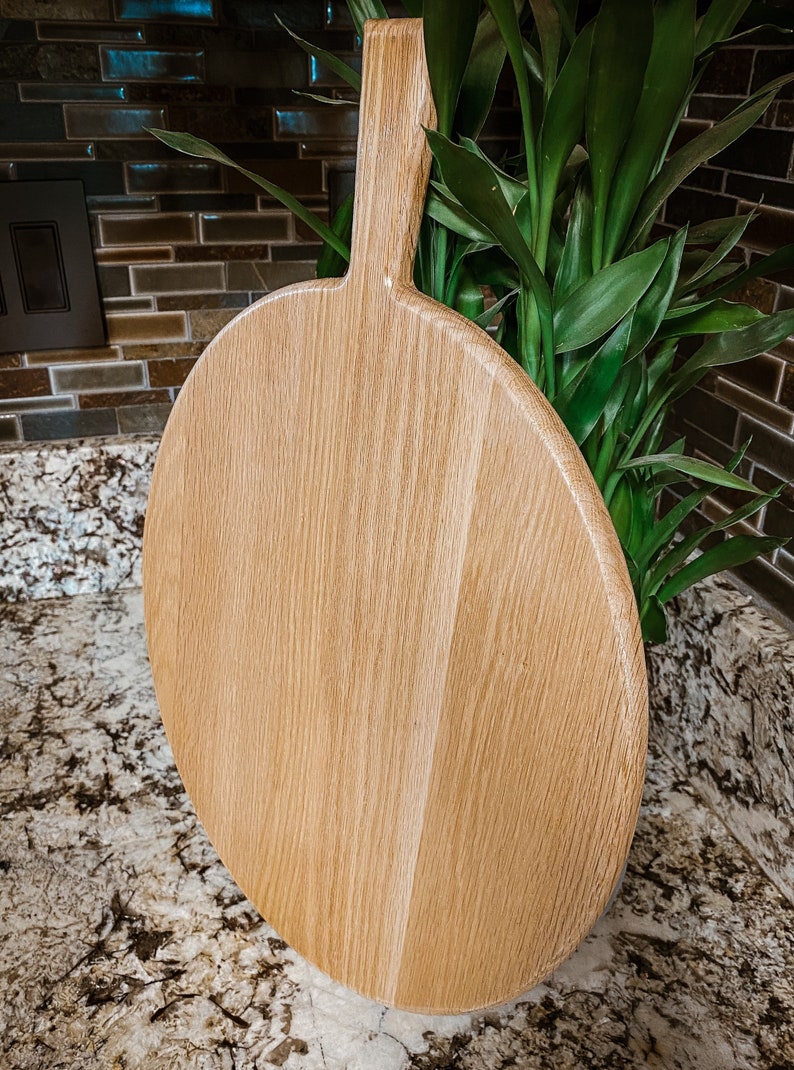 White Oak Wood Charcuterie Board Oval Board Cheese Board - Etsy