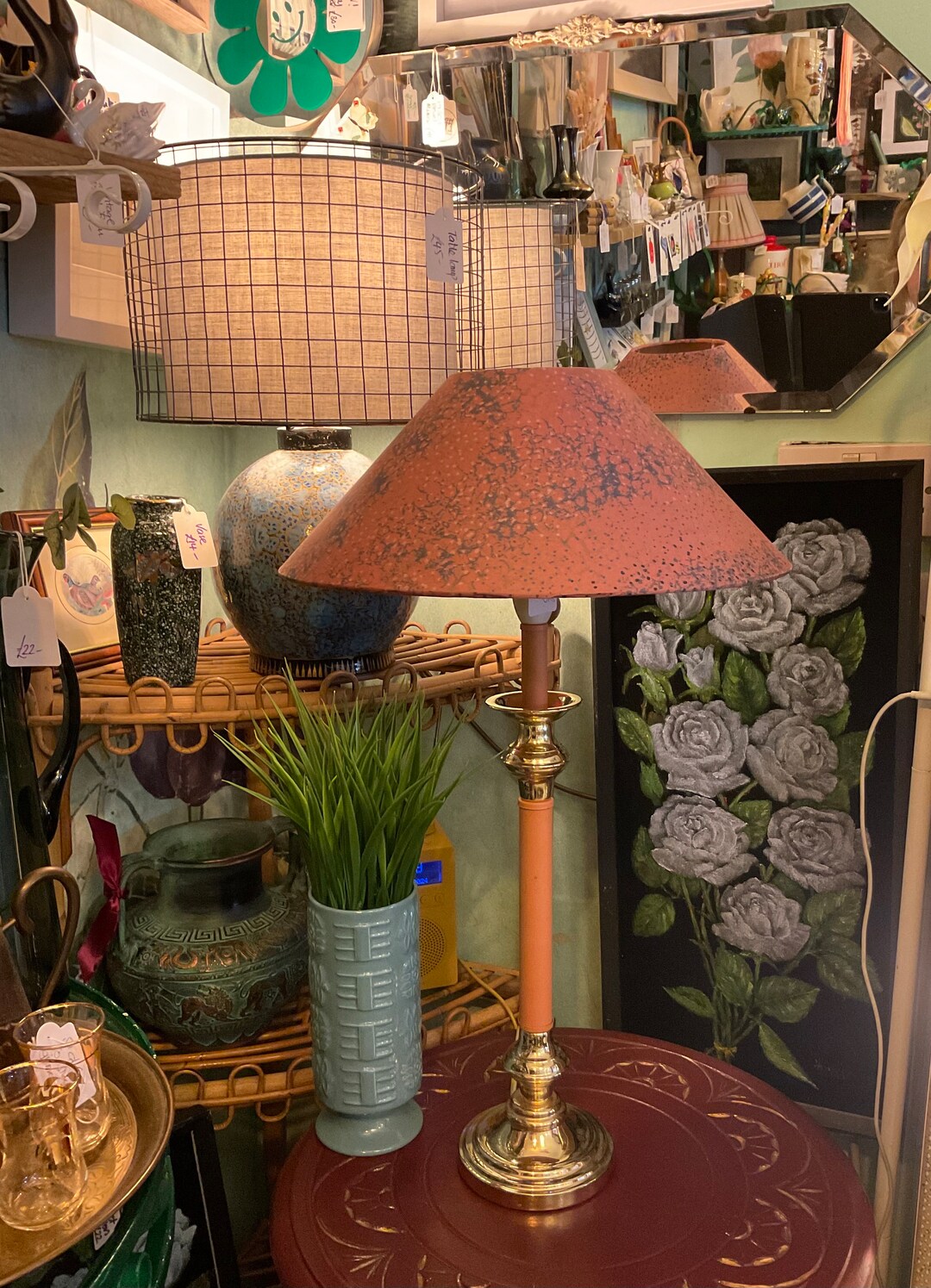 Upcycled Table Lamp - Etsy Canada