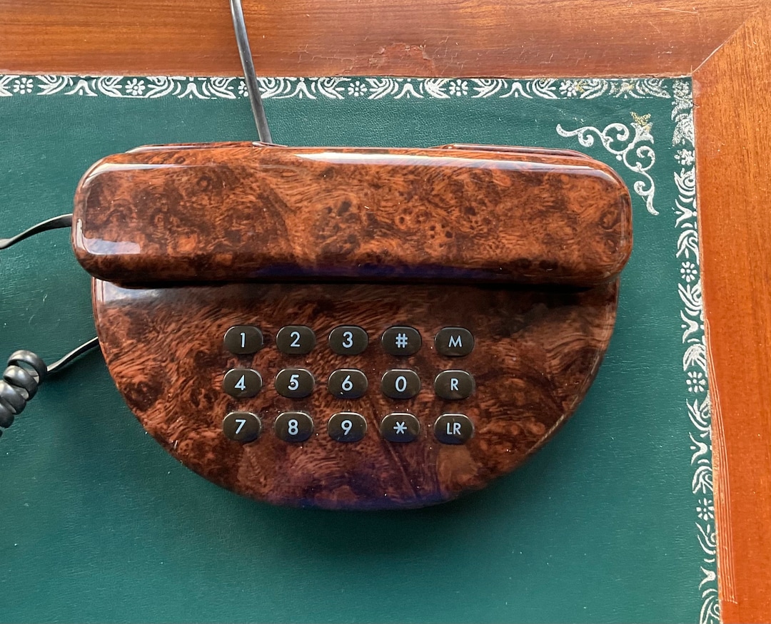 Vintage Tortoise Shell Telephone - Etsy