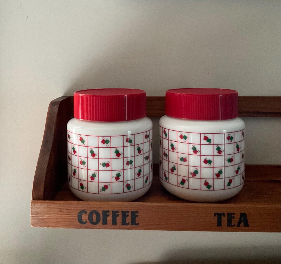 1980s Retro Storage Jars (pair) - Etsy