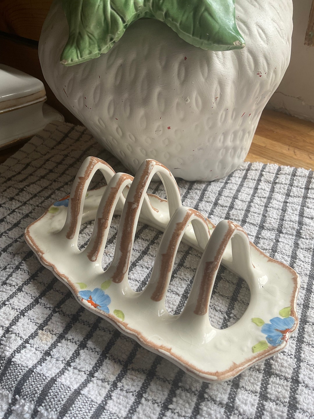 Floral Ceramic Toast Rack - Etsy