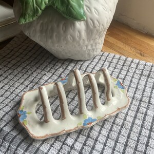 Floral Ceramic Toast Rack - Etsy